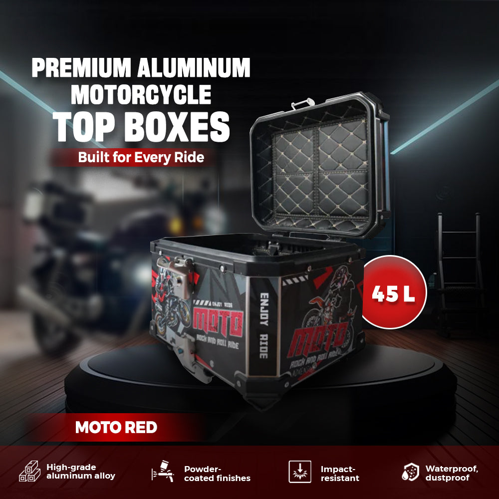 Premium Aluminum Motorcycle Top Boxes – Built for Every Ride – LRL Motors