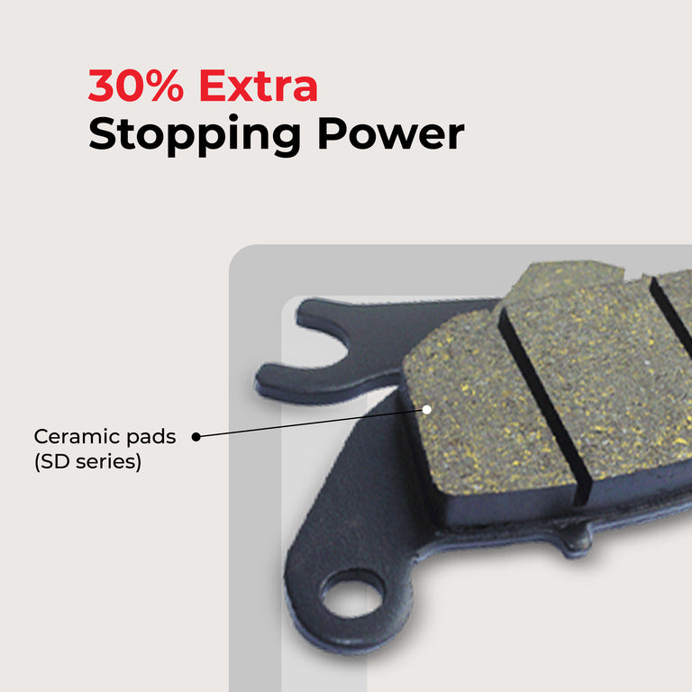 Bajaj Dominar 400 Vesrah Ceramic brake pad front and rear (UG 19) 2019 ...