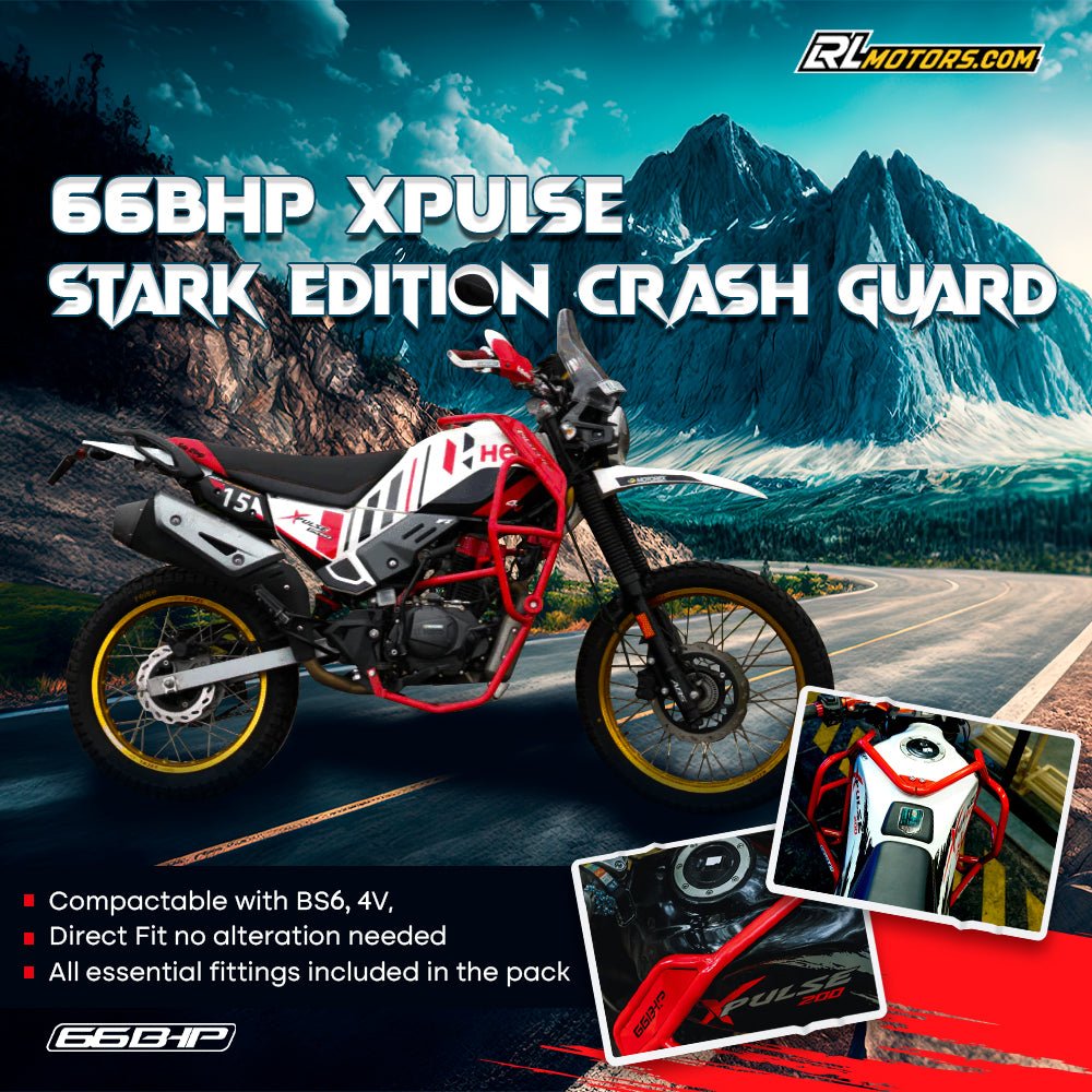 66BHP Xpulse 200 Stark Edition Crash Guard – LRL Motors