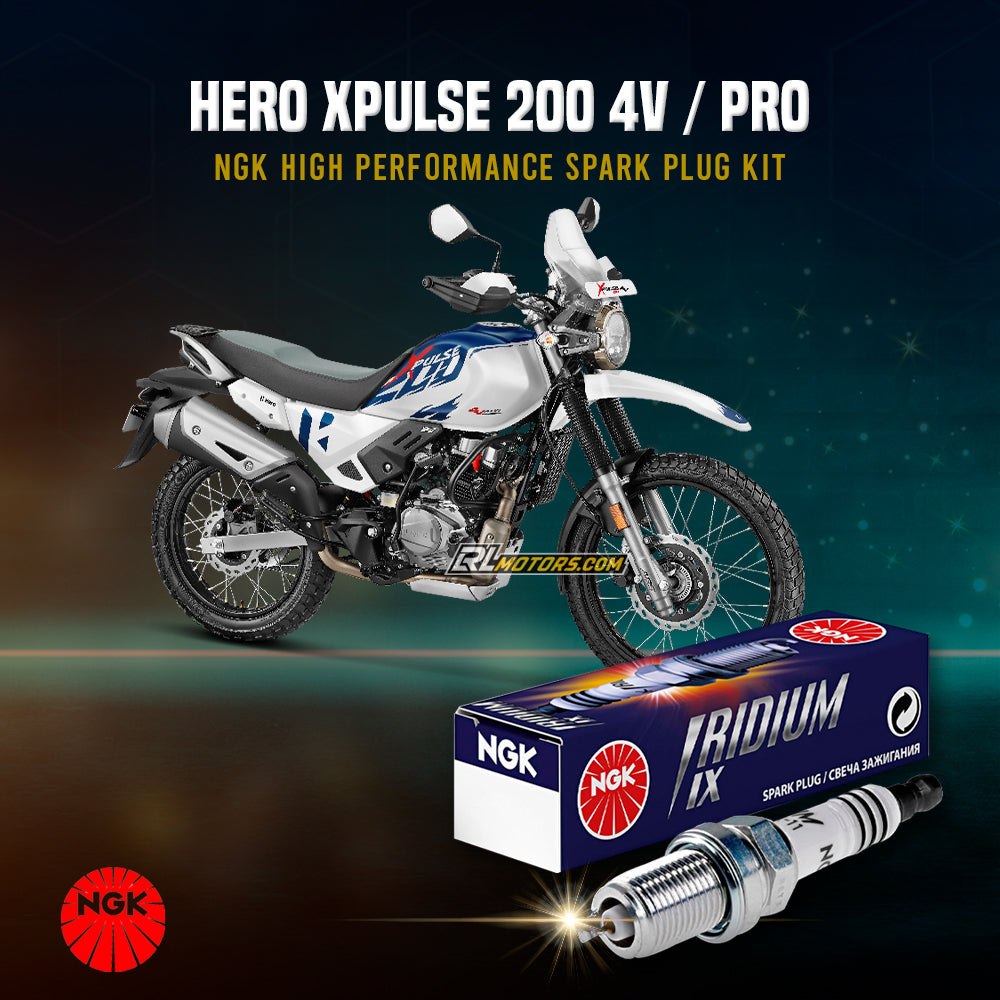 Hero Xpulse 200 4V/ Pro NGK High performance Spark plug Kit – LRL Motors