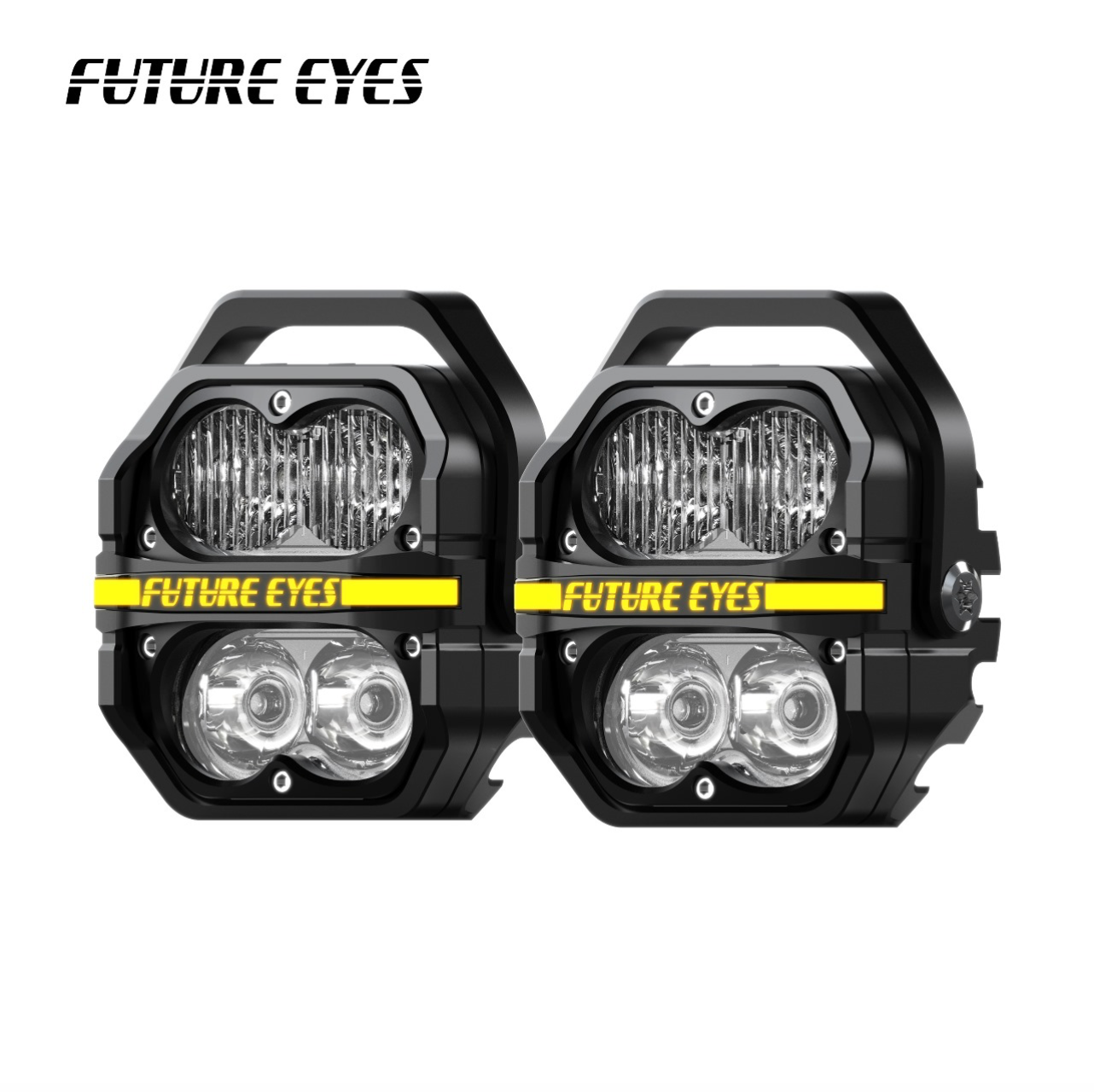 Future Eyes Z4 – Dual-Colour Auxiliary Light with DRL & Safety Lightin ...