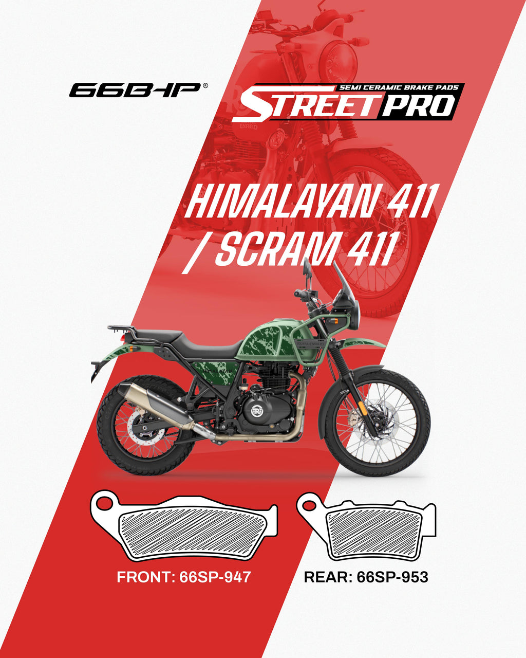 66BHP Street Pro Semi Ceramic Brake Pads – Page 2 – LRL Motors