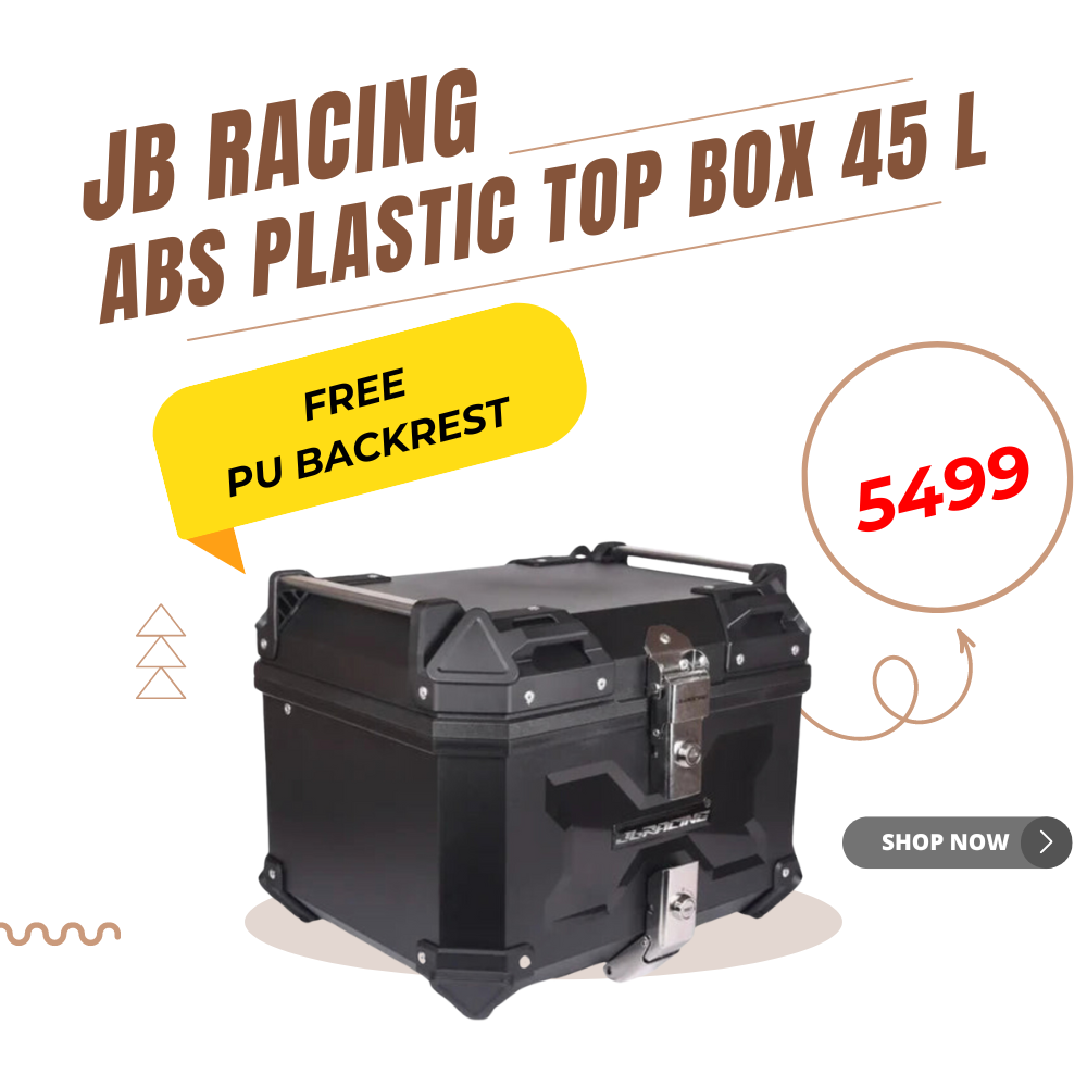 JB Racing ABS plastic Top box 45 L – LRL Motors