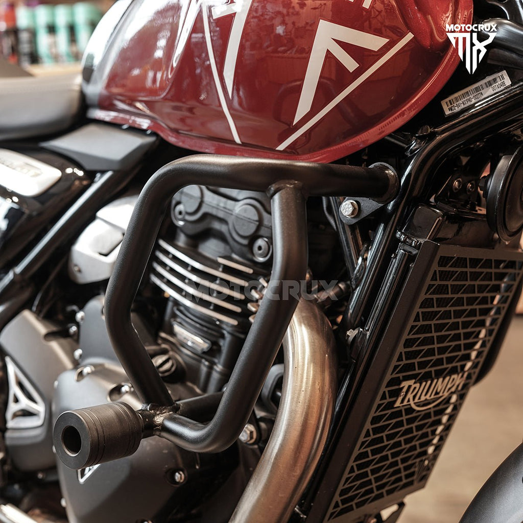 Triumph SPEED 400 - MOTOCRUX Titan Crash Guard with Slider – LRL Motors