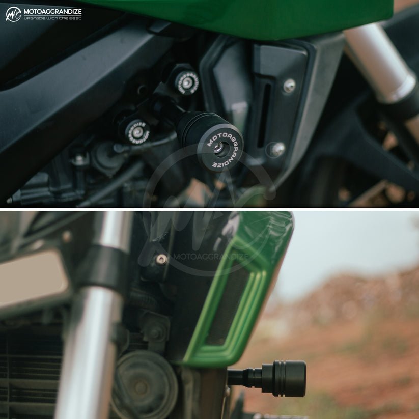 Bajaj Dominar 250 | 400 UG 2019 + Motoaggrandize Frame Slider Crash Pr ...