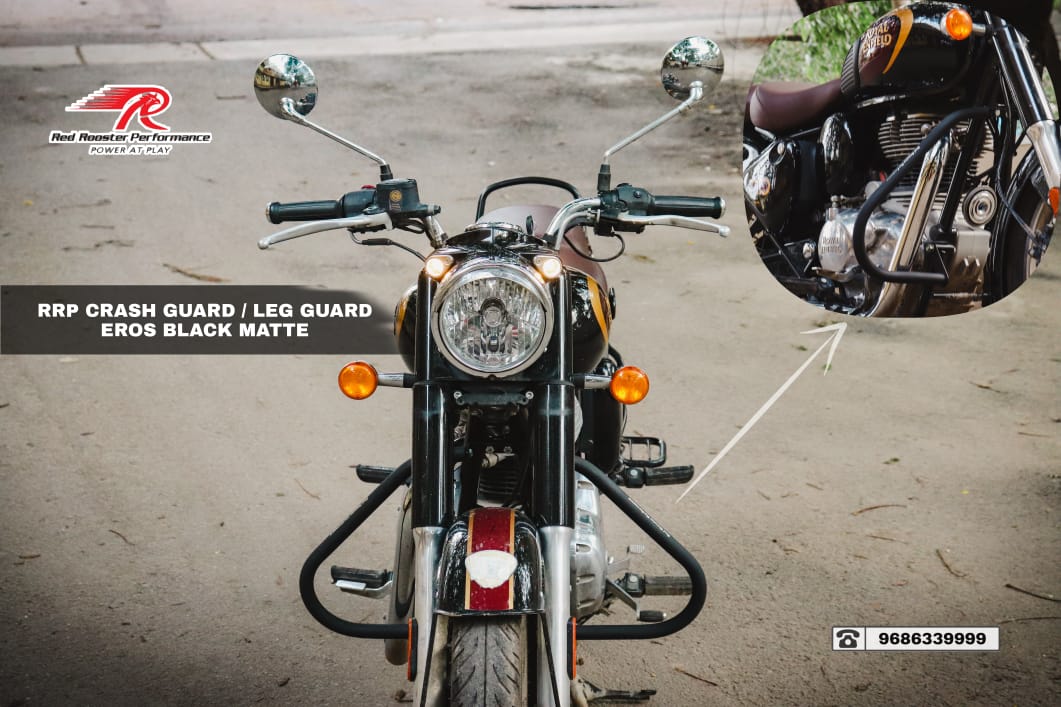 Classic Reborn & Meteor 350 Red Rooster Performance Eros Crash Guard ...