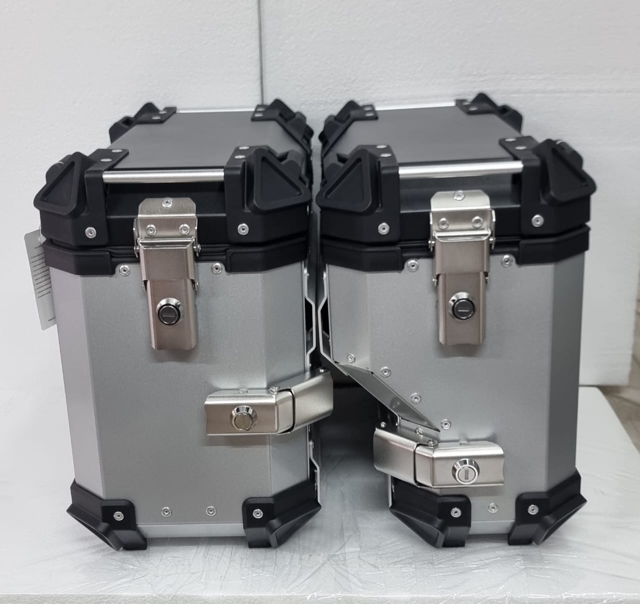 Motorcycle Cutted Black Pannier Box 38L x 2 – LRL Motors