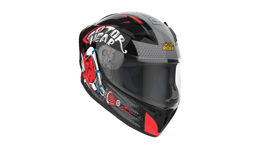 Ridex - POLARIS - MOTORHEAR RED (Matte) Helmet – LRL Motors