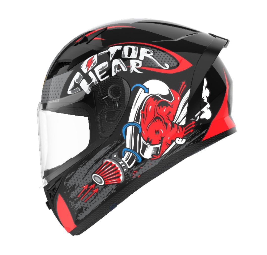 Ridex - POLARIS - MOTORHEAR RED (Matte) Helmet – LRL Motors