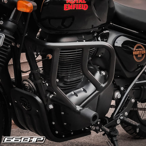 Royal Enfield Hunter 350 Maxima Crash Guard with Slider by 66Bhp – LRL ...