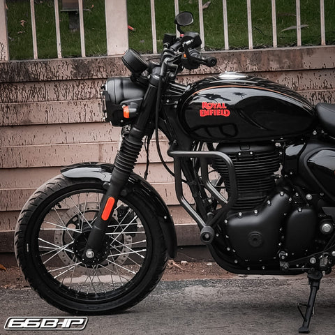 Royal Enfield Hunter 350 Maxima Crash Guard with Slider by 66Bhp – LRL ...