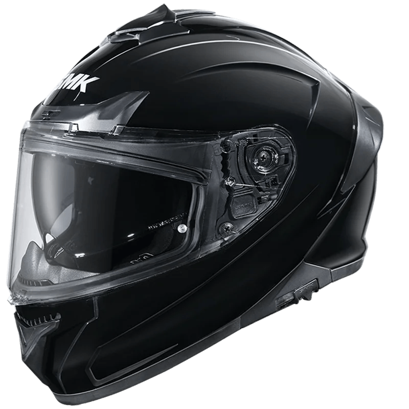 SMK Typhoon Gloss Black (GL200) Helmet – LRL Motors