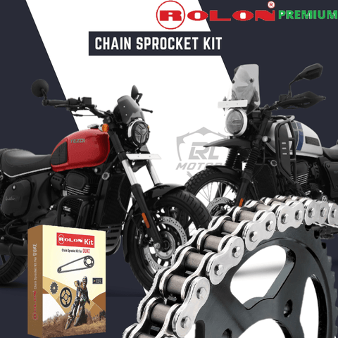 Yezdi Adventure / Roadster Rolon Chain Sprocket Normal Kit – LRL Motors