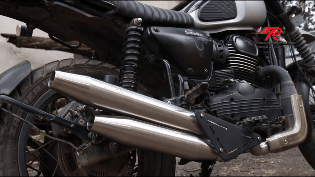 Yezdi Scrambler Celesta scram Red Rooster Performance Exhaust – LRL Motors